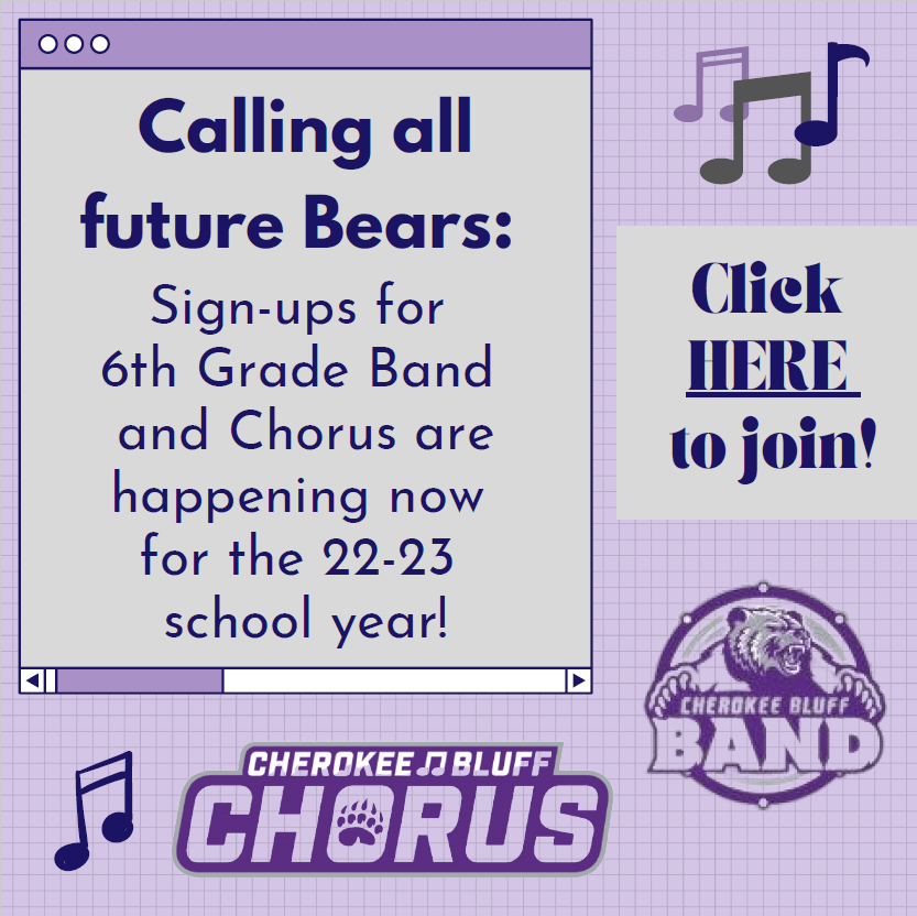 Fine Arts – Cherokee Bluff Middle School